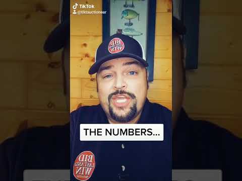 "Talk Like an Auctioneer" (One minute tip) Part 1:The Numbers