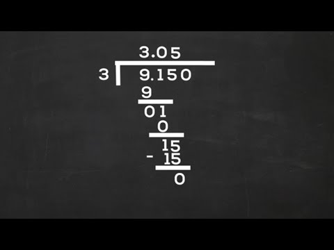 Learn how to divide decimals by whole numbers
