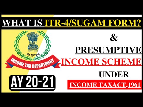 What is ITR 4 (SUGAM) | Deep and Superb Explanations | A.Y 20-21