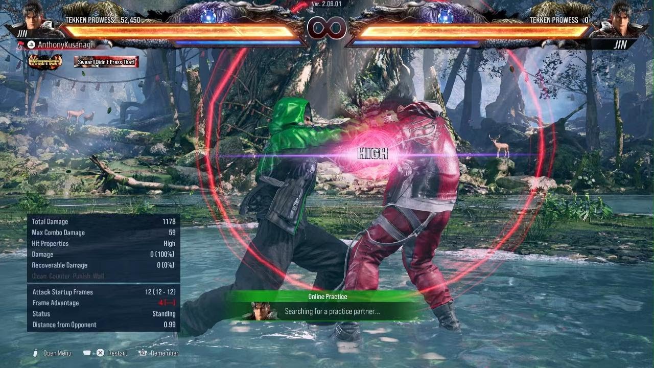 TEKKEN8: Jon Combo Practice 3
