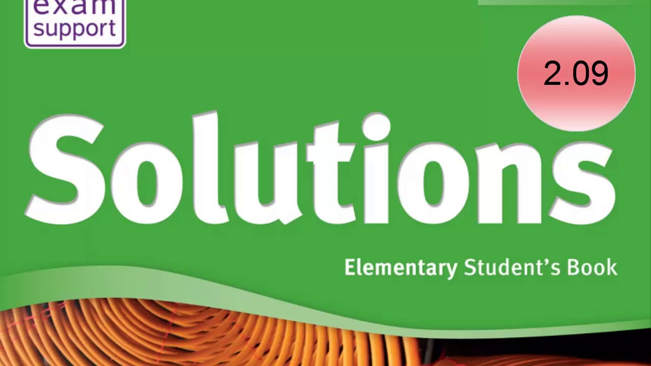 Solution Elementary 2nd_SB_2.09