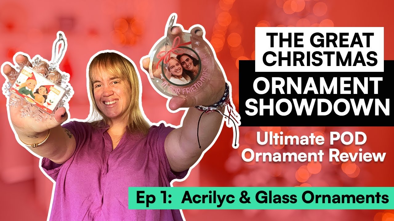 The Great Christmas Ornament Showdown | Acrylic & Glass Personalized Ornaments 🎄