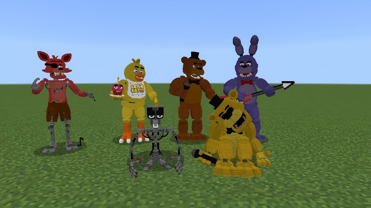 FNAF 1 Addon Minecraft Bedrock
