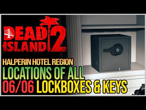 Halperin Hotel All Lockbox & Keys Locations Dead Island 2