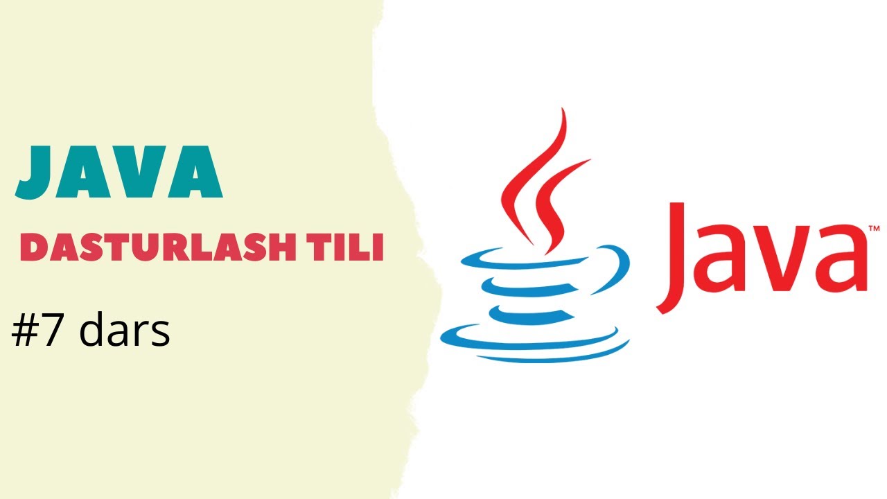 #7 dars | While sikl operatori (while loop) | Java dasturlash tili