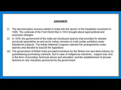 Dyarchy In Provinces | Anti Social Movements |The World Between Two Wars | Social Science | Q87
