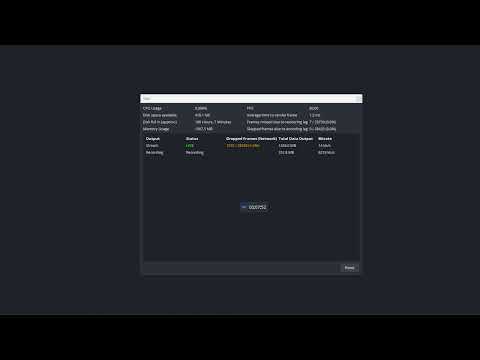 Youtube AV1 streaming issue with OBS - Sudden bitrate drop