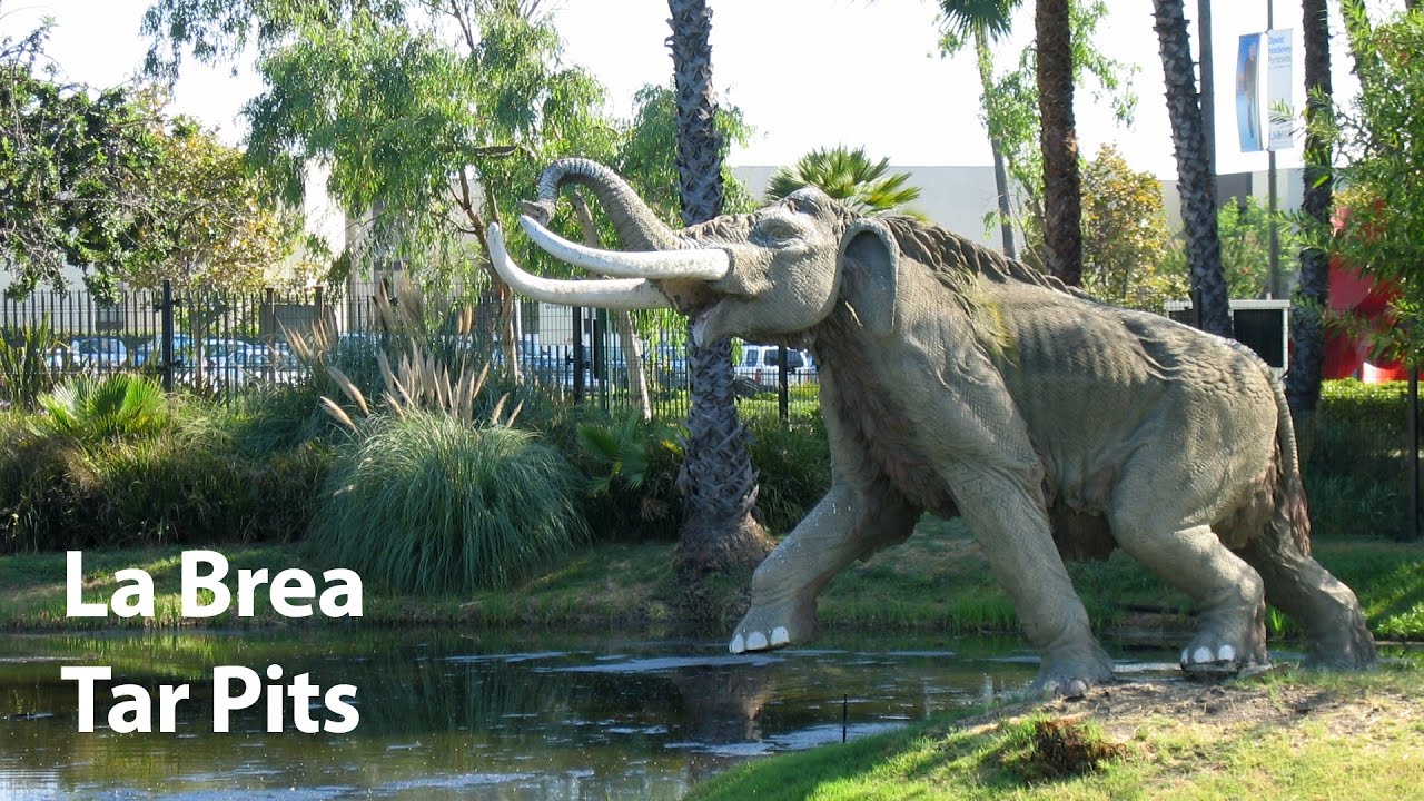 La Brea Tar Pits and Museum in Hancock Park Los Angeles