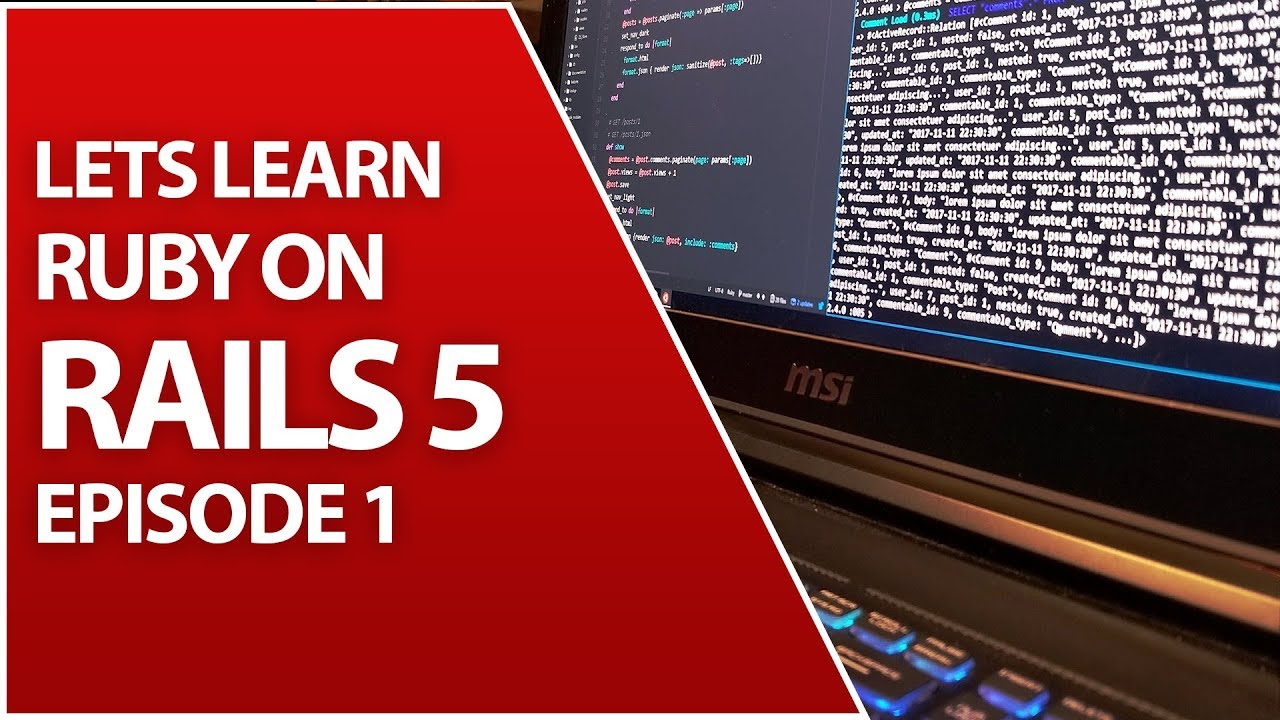Ruby on Rails 5 Absolute Beginner Tutorial | Intro To Scaffold Crud