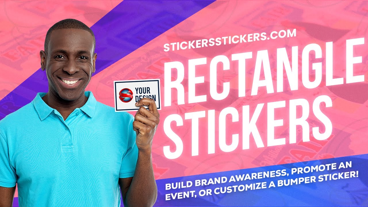 Custom Rectangle Stickers and Decals