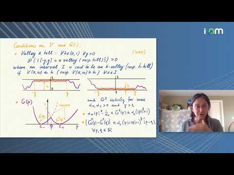 Elena Kosygina: "Stochastic homogenization of a class of nonconvex viscous HJ equations in one s..."