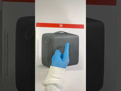 Inside Look At Switch 2 All In One Carrying Case #unboxing #nintendo #ytshorts #trendingshorts