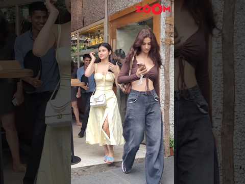 BFFs Mouni Roy and Disha Patani spotted outside a restaurant 😍 #shorts #dishapatani #mouniroy