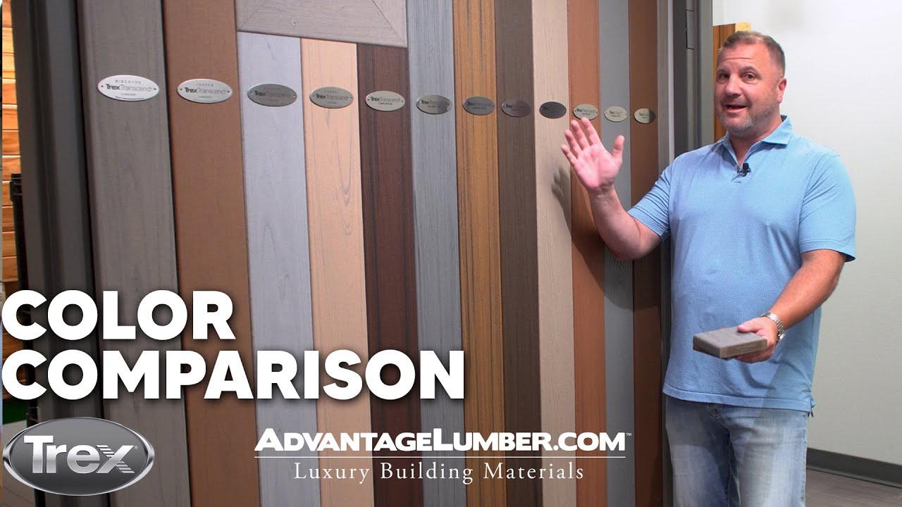 Trex Decking- Color and Style Comparison-Trex Premium, Transcend, and Select