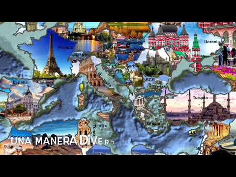 MAPA DE RASCAR DEL MUNDO ILUSTRADO CON IMÁGENES