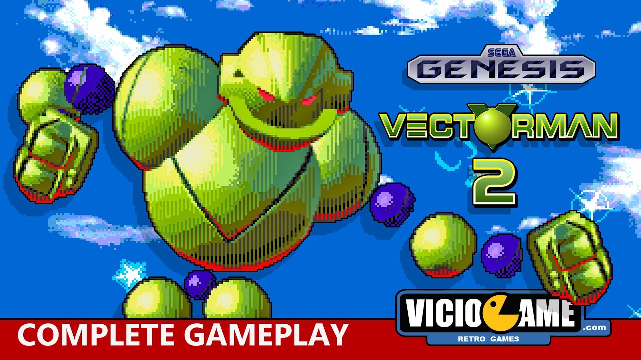 🎮 Vectorman 2 (Mega Drive) Complete Gameplay