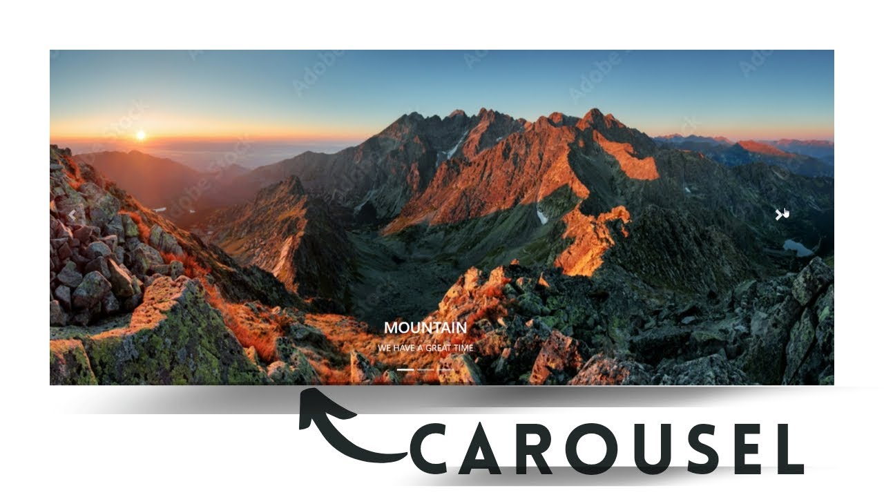 Easy way to Carousel using HTML5 & CSS3 [BOOTSTRAP 4] || @MR_CODEY