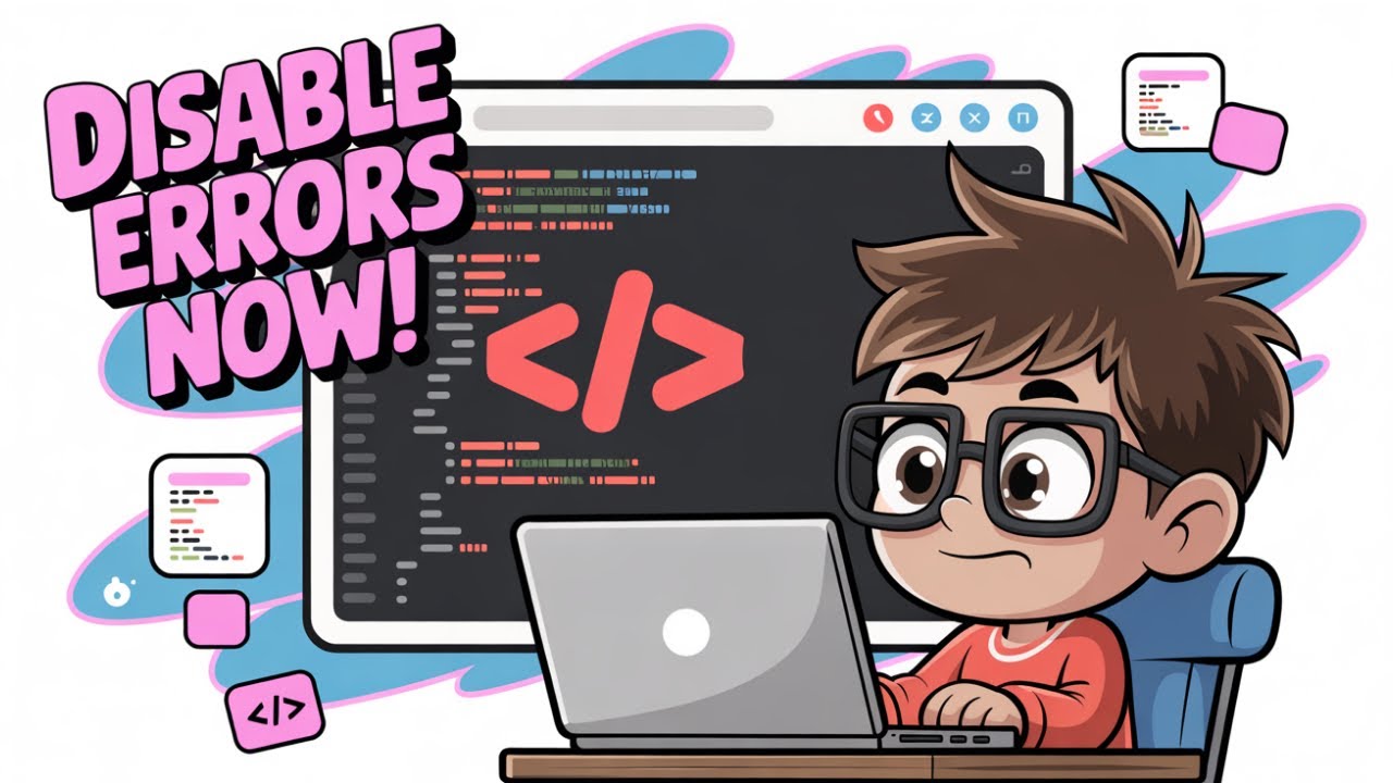 How to Disable TypeScript & ESLint Checking Red Errors Lines in Visual Studio Code Using Extension