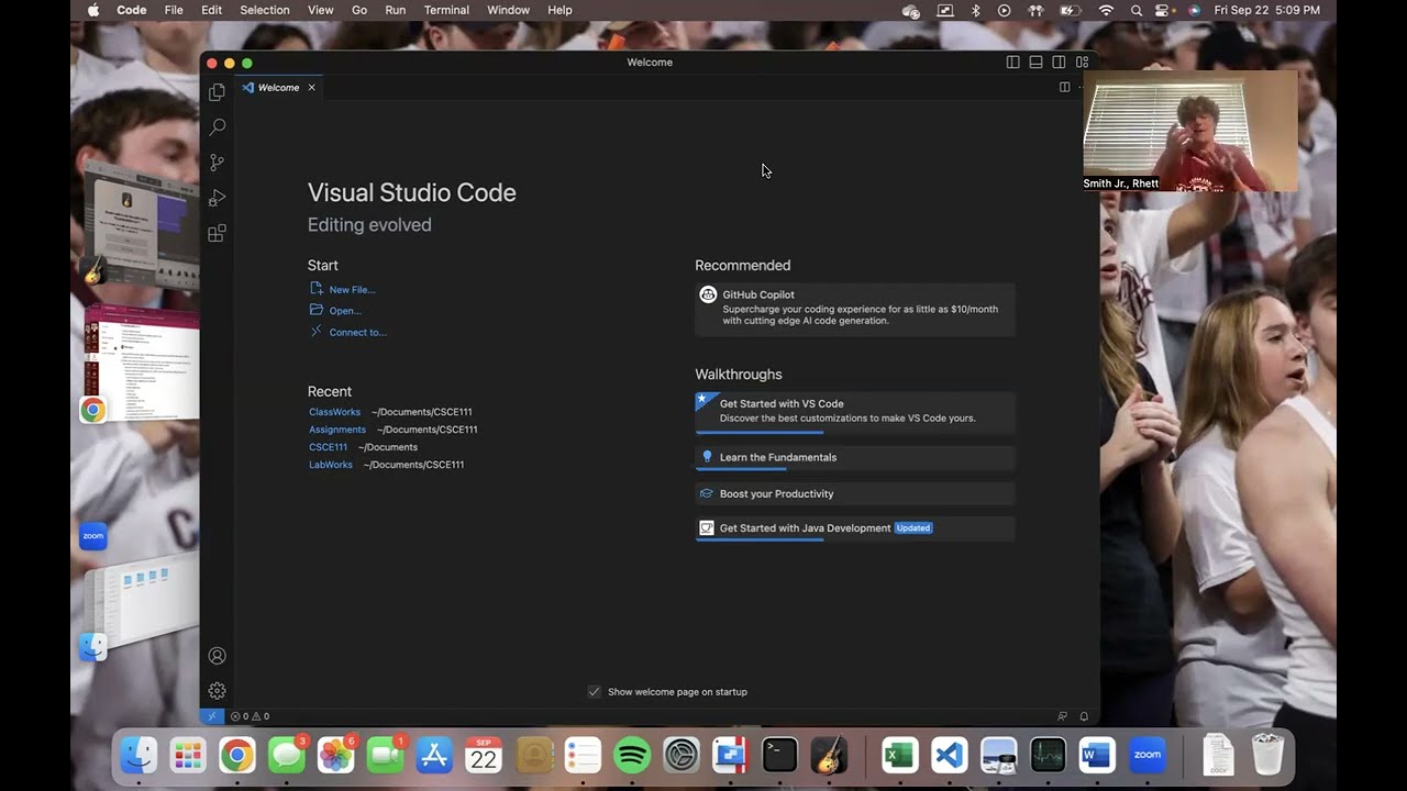 Editing, Saving, Compiling, and Running Code in Java with VS Code