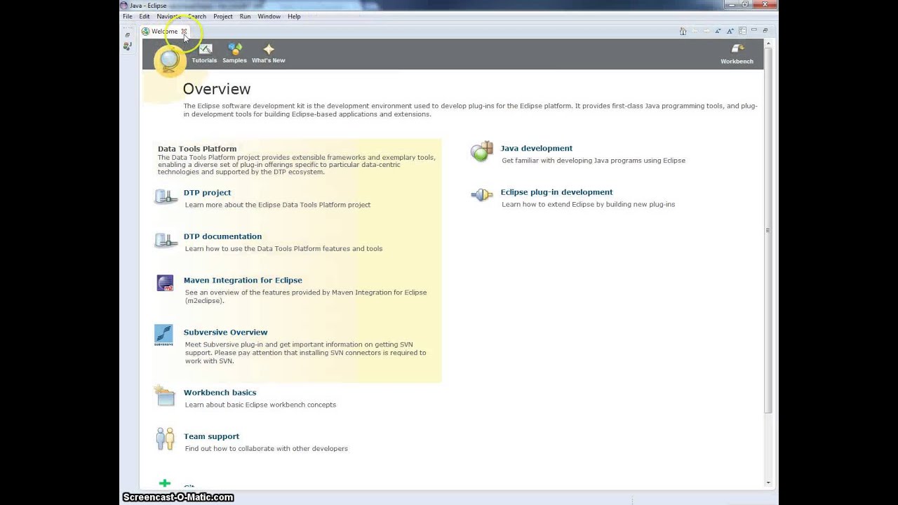Eclipse Kepler Initial Setup