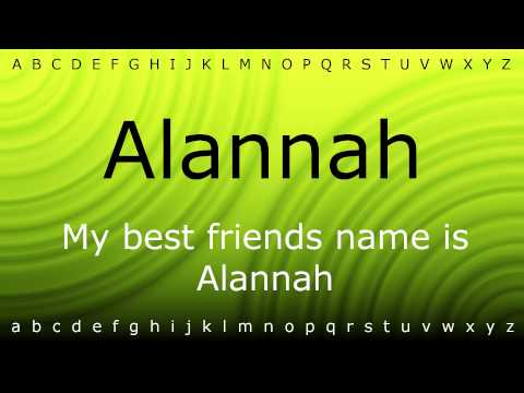 Here I will teach you how to pronounce 'Alannah' with Zira.mp4