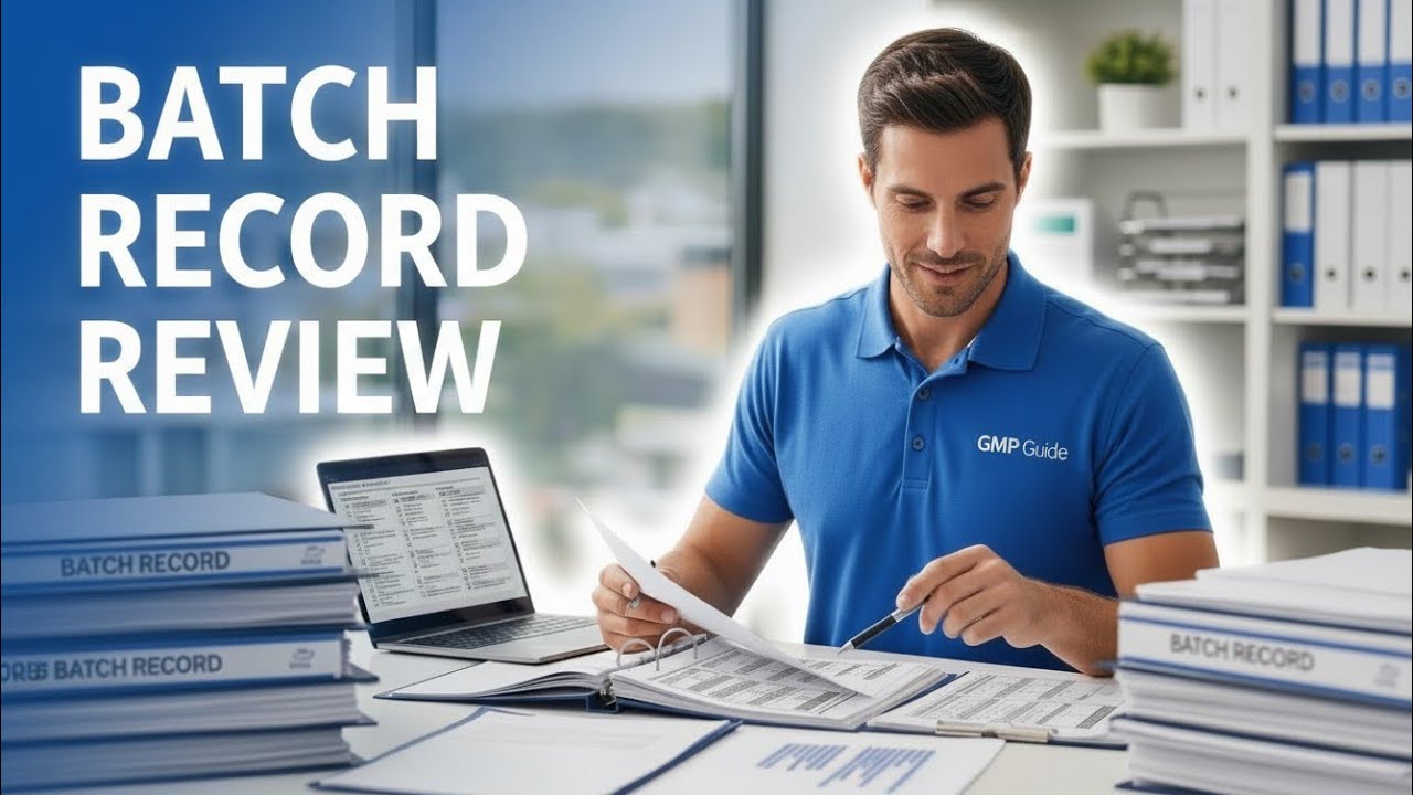 Batch Record Review [FULL GMP Training in Channel] How to perform batch record review tutorial