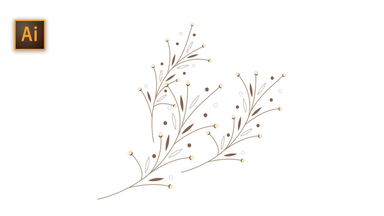 Create Simple Vector Flower pattern in Adobe Illustrator #howto  #illustrator #tutorial  #youtube