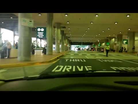 Driving thru Palm Beach International Airport Terminal (7.9.16)