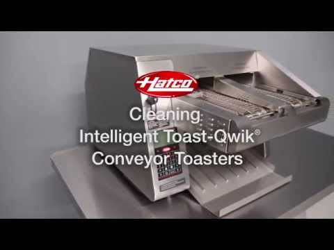 Cleaning the Hatco® Intelligent Toast-Qwik® Conveyor Toaster