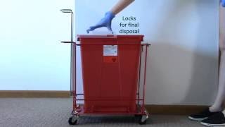 Oak Ridge Products Sharps Container with Rotary Lid 0322-150R