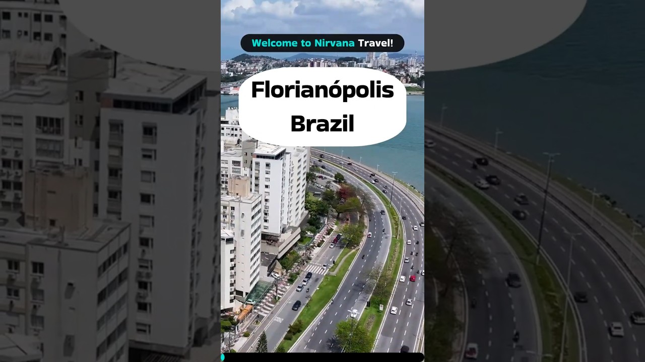 Florianópolis Brazil: Stunning Island City with 42 Beaches 🌊🇧🇷 #shorts #shortstravel