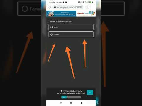 OpinionWorld Survey registeration