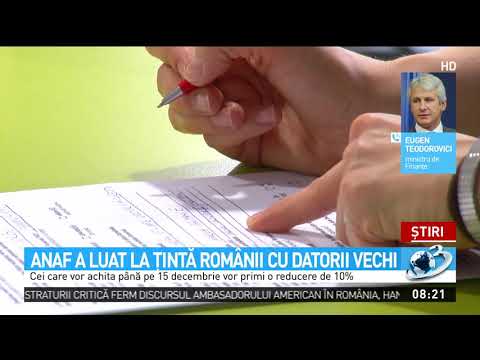 ANAF a luat la țintă românii cu datorii vechi