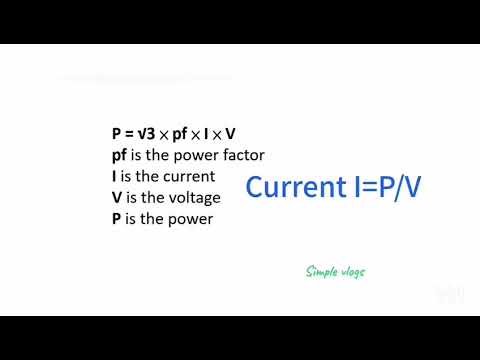 How to find the motor load current using HP #electrical #electricity #electricalengineering