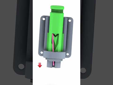 Push Button Switch Mechanism #shorts