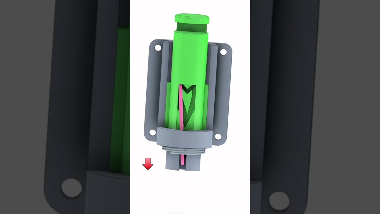 Push Button Switch Mechanism #shorts