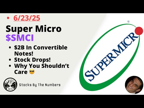 Super Micro CPU $SMCI Issues $2B In Convertible Notes!! Stock Drops!! Who Cares?! π