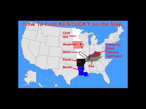 #Map3 How to find Kentucky on the map