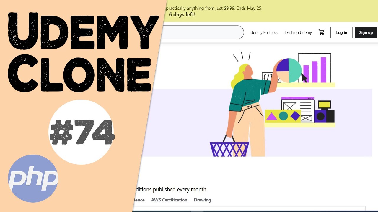 #74 Display errors | Udemy clone from scratch in php | Quick programming tutorial