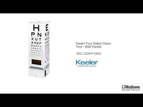 Keeler Four Sided Vision Test Wall Panels 2204 P 2402