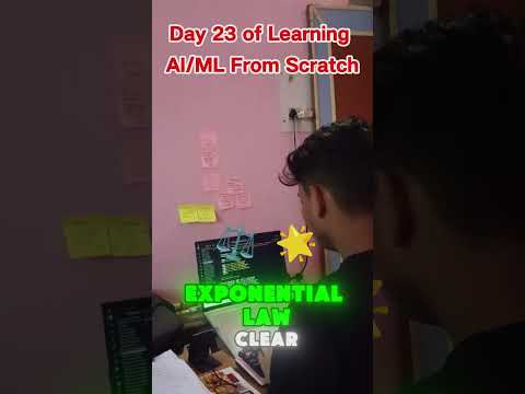 Day 23 Learning Data Science –Exponential & Log Functions Done ✅ | Calculus Begins + Fitness Routine