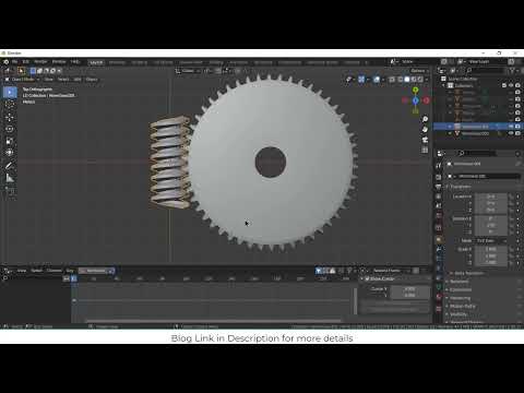 How to calculate gear ratio for worm gear