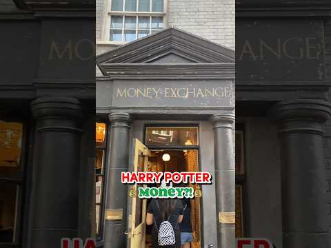 How to Use Harry Potter Money at Universal! 😮 Gringotts Money Exchange #universal #money