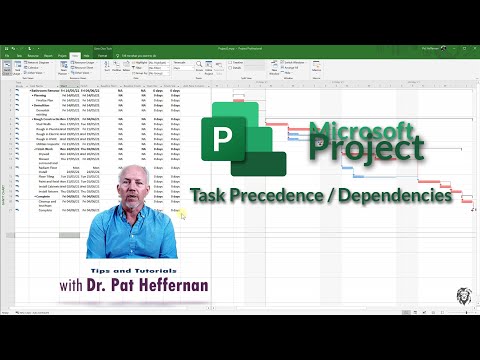 MS Project 4 - Task Precedence or Dependencies