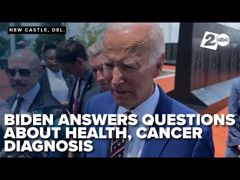Former President Joe Biden answers questions about his health and cancer diagnosis