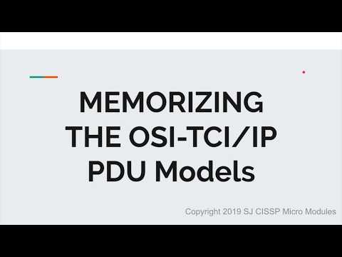 Memorize Quickly the OSI and TCP IP Models with Mapped PDU