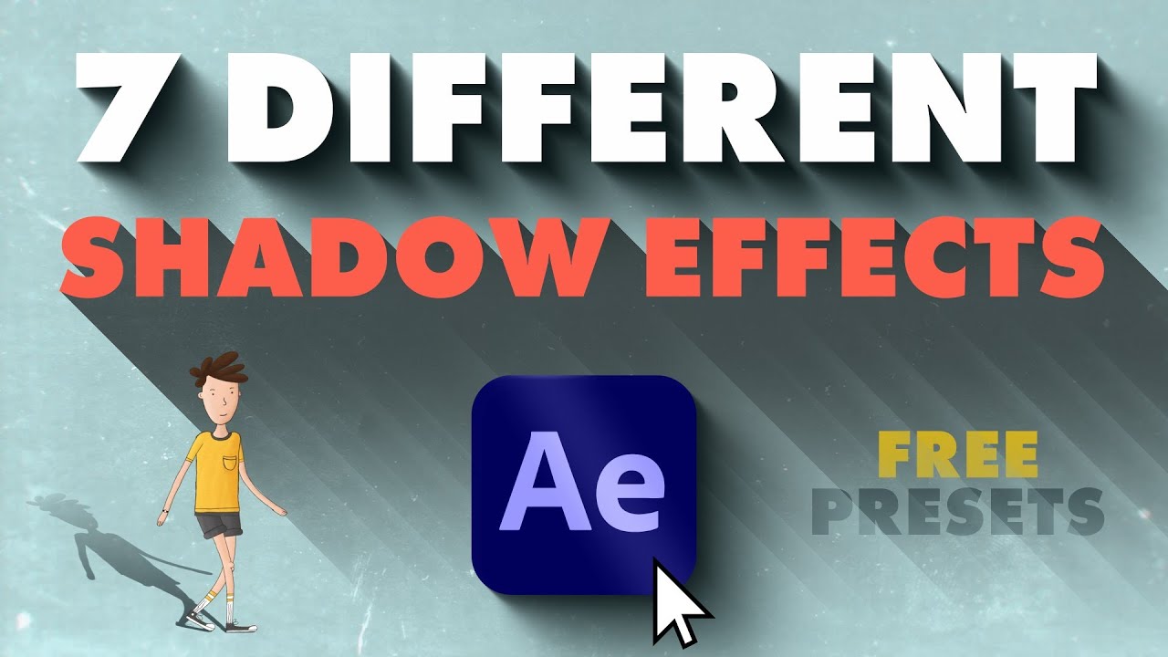 7 Shadow Effects in After Effects | No Third Party | Hindi