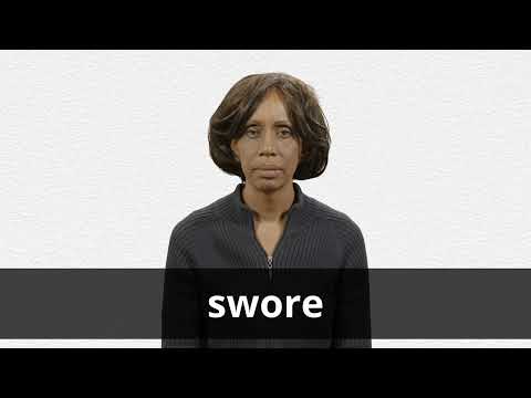 SWORE - Definition & Translations | Collins English Dictionary