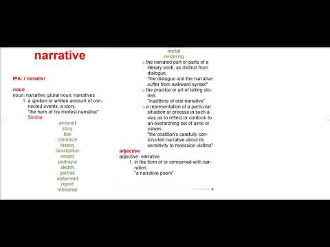 narrative