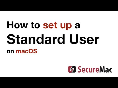 How to create a Standard User account for your Mac on macOS Big Sur